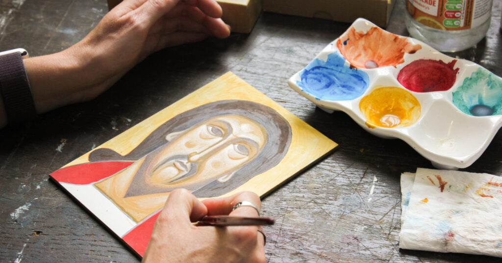 How to Make Egg Tempera in 4 Easy Steps - Edinburgh School of Icon Painting
